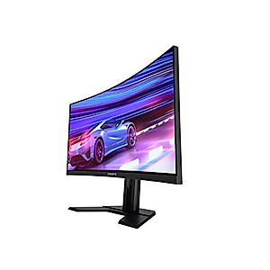 GIGABYTE G27QC 27" 165Hz 1440P Curved Gaming Monitor, 2560 x 1440 VA 1500R Display, 1ms (MPRT) Response Time, 92% DCI-P3, HDR Ready, FreeSync Premium, 1x Display Port 1.4