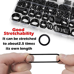 ZDBB 1010 Pcs Rubber O Rings Kit 22 Size Universal O-Ring Assortment Set for Automotive Faucet Pressure Washers Plumbing Sealing Repair,Air or Gas Connections,Resist Oil and Heat