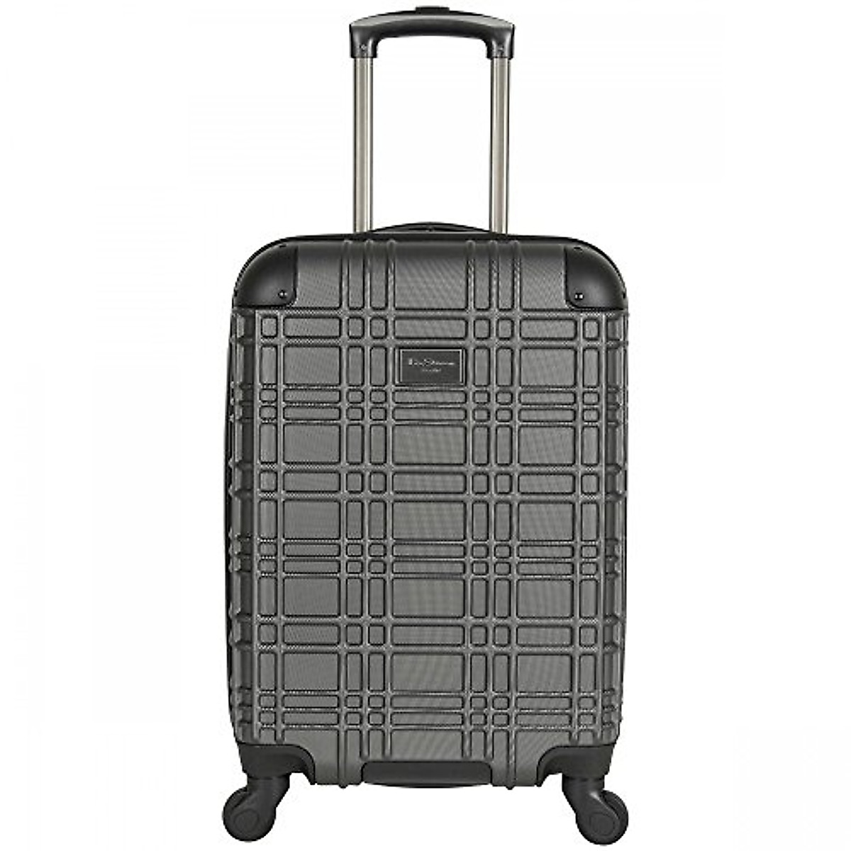 Ben Sherman Nottingham Lightweight Hardside 4-Wheel Spinner Travel Luggage, Navy, 20-Inch Carry On
