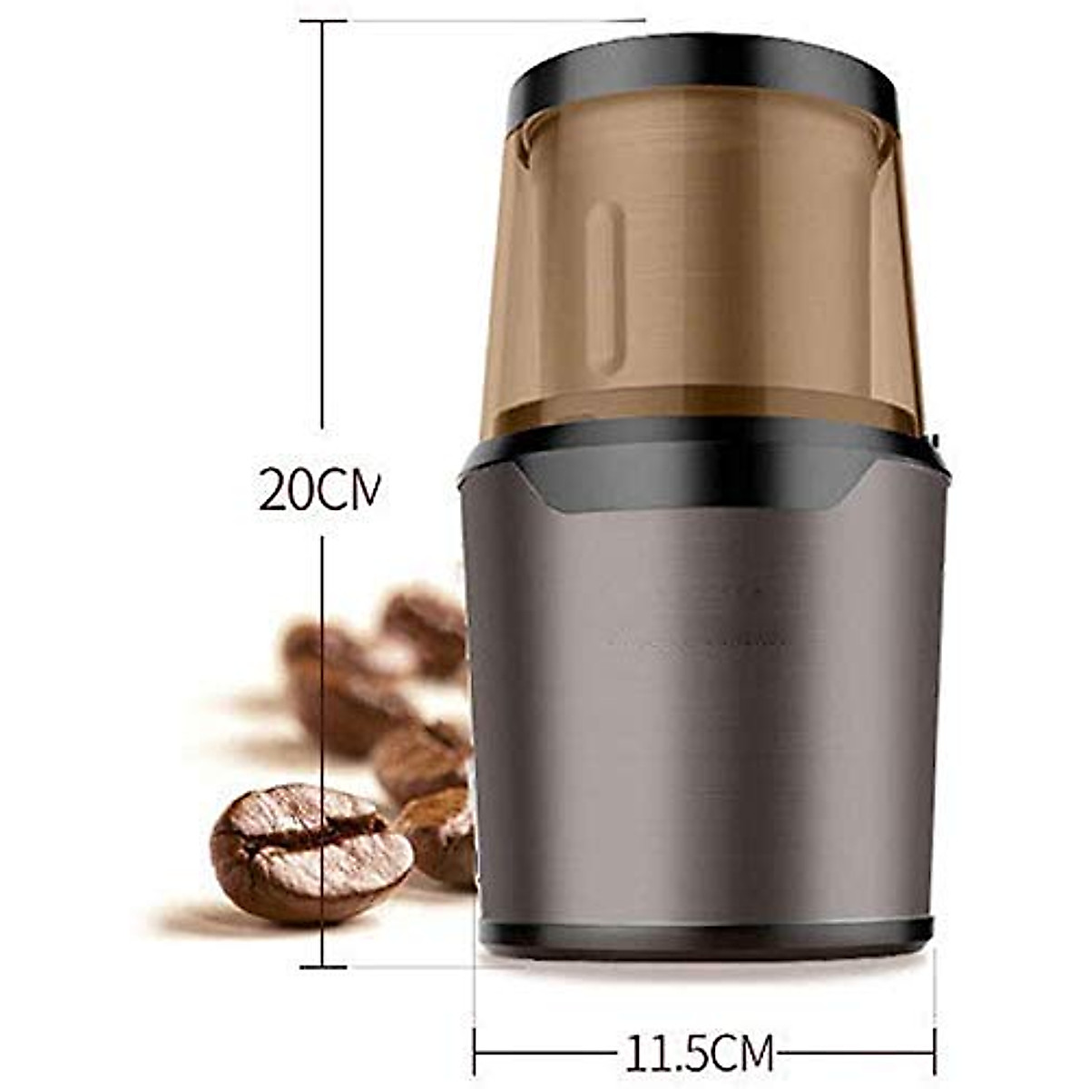 Coffee Machine 300W Portable Electric Coffee Grinder Household Bean Dry Grinding Machine Coffee Maker Beans Mill Herbs Nuts Sonifer Separate Design Plug Storage Design