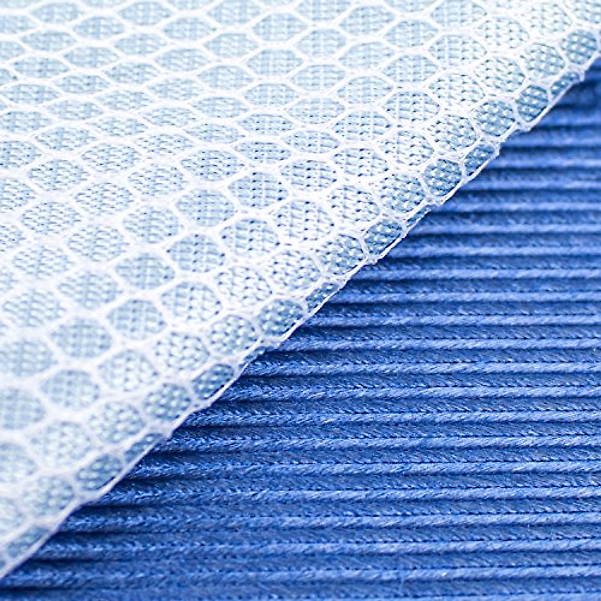 Zwipes Microfiber Glass Mirror and Window Cleaning and Polishing Cloth | Dual-Sided | 2 Pack, Blue