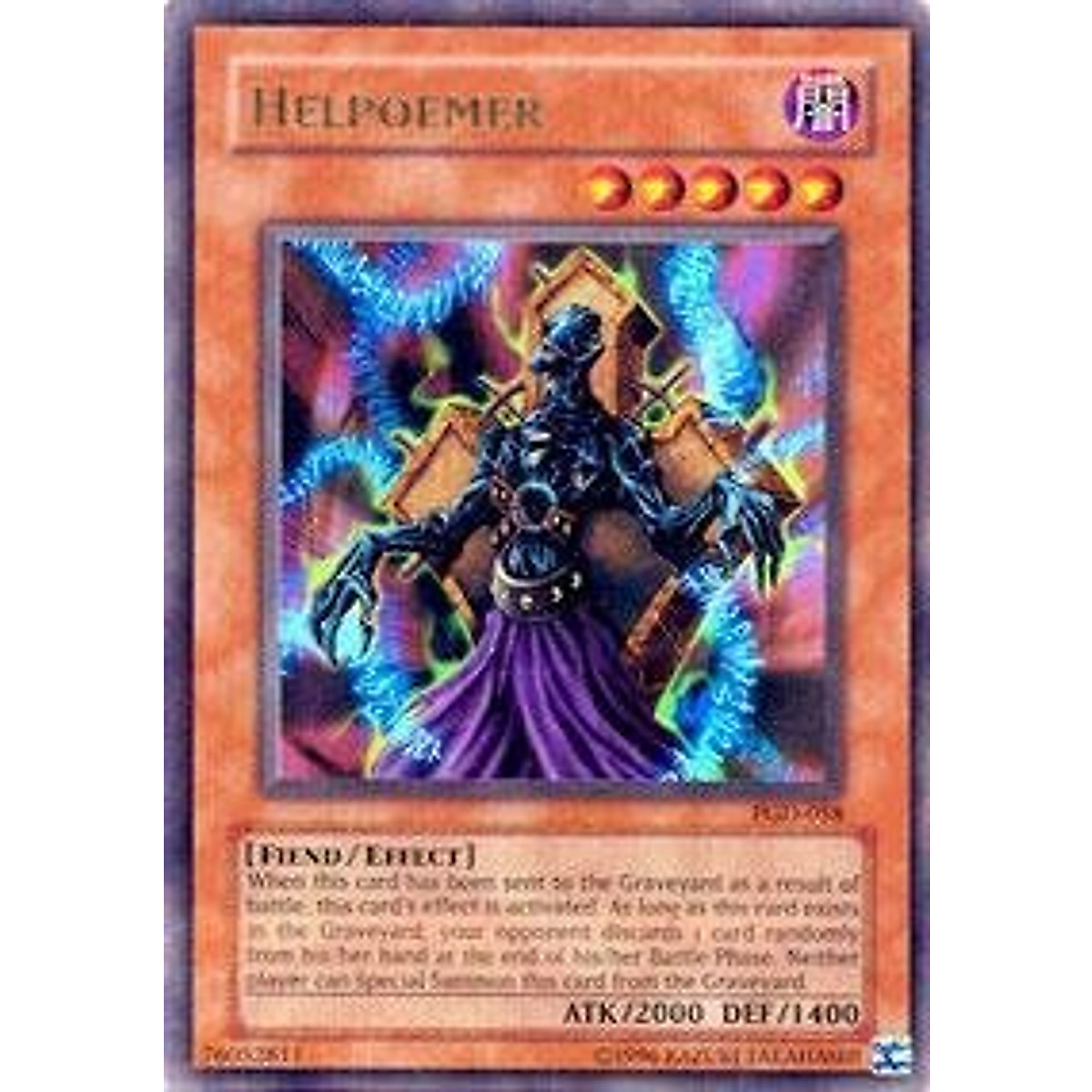 Yu-Gi-Oh! - Helpoemer (PGD-058) - Pharaonic Guardian - Unlimited Edition - Ultra Rare