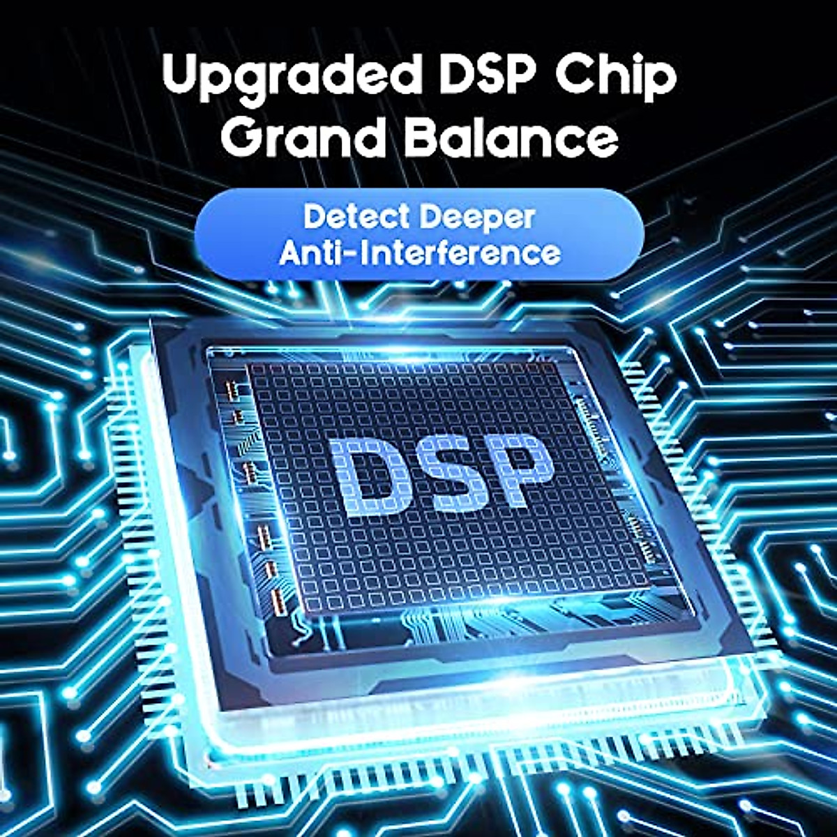 Professional Metal Detector for Adults, High Sensitivity Gold Detector with Waterproof Coil, Gold Finder with LCD Display, Pinpoint 5 Modes, Gifts for Men 10" Coil