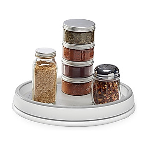 madesmart Classic 10 inch Turntable Classic Collection Kitchen Organizer Easy to Spin Soft-grip Lining and Non-slip Base Easy to Clean BPA-Free
