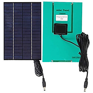 Vbest life Portable Outdoor Polycrystalline Silicon Solar Cell Panel, 4.2W 18V 200x130mm Mini Solar Panel for Power Charger DIY