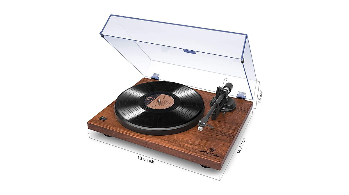 ANGELS HORN Bluetooth Turntable – Premium Vinyl Experience
