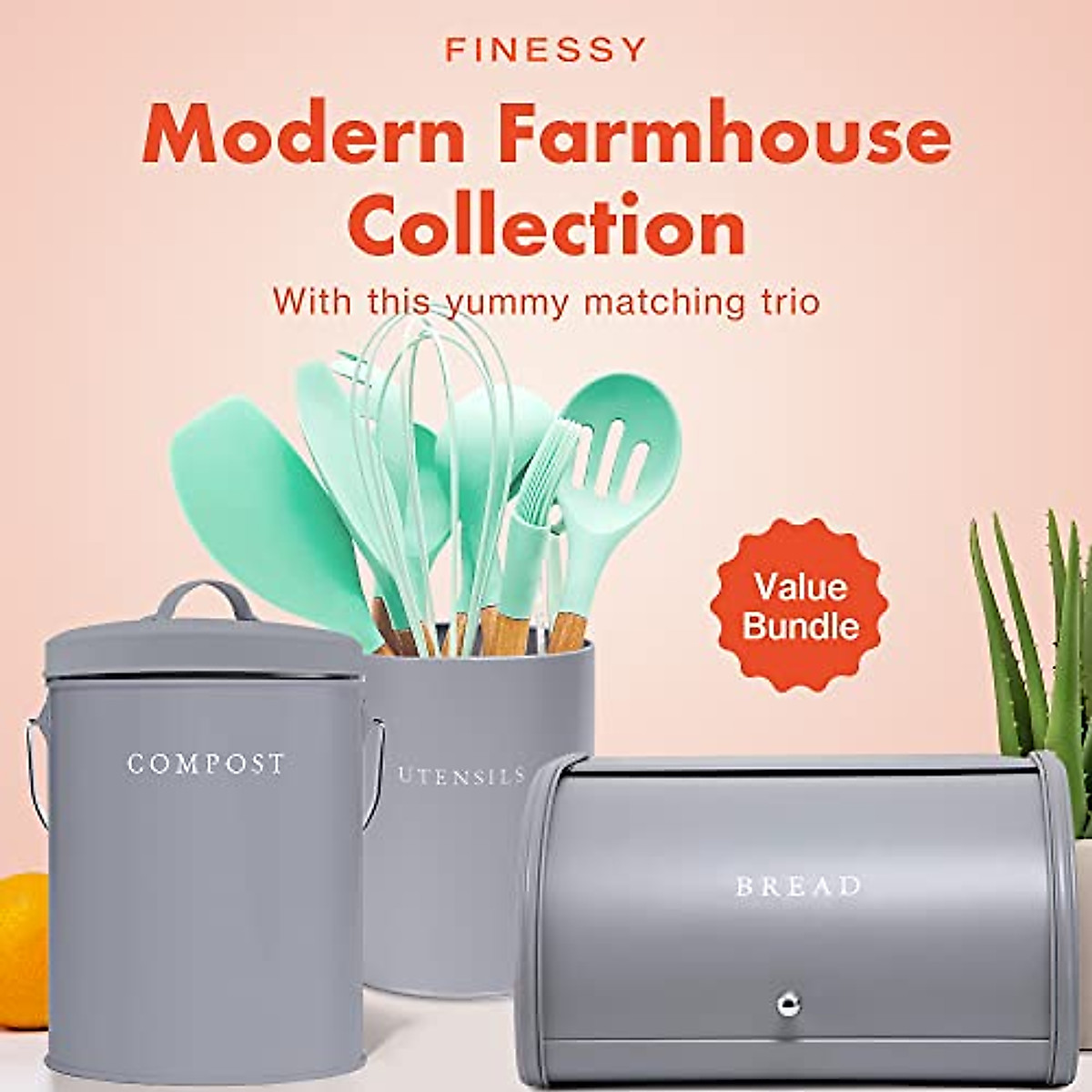 Bread Box For Kitchen Countertop Bread Container, Bread Keeper Breadbox Bread Holder, Farmhouse Bread Boxes For Kitchen Counter, Bread Storage Container Bread Bin Bread Buddy Stainless Steel Bread Box