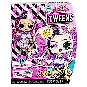 L.O.L. Surprise! Tweens Series 4 Fashion Doll Jenny Rox with 15 Surprises and Fabulous Accessories – Great Gift for Kids Ages 4+