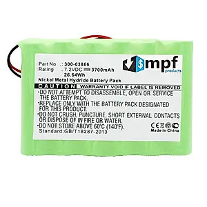 MPF Products 3700mAh 300-03866, LCP500-4B Battery Replacement Compatible with Honeywell Lynx 5100, Lynx 5200, Lynx 5210, Lynx Touch 7000 Security Alarm Systems