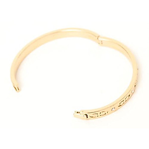 COACH Kissing C HINGED Bangle - Gold