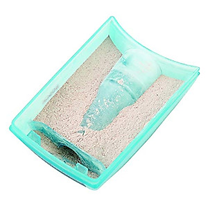 BOSCH ROS20VSK Palm Sander 2.5 Amp 5 in. Corded Variable Speed Random Orbital Sander/Polisher Kit with Dust Collector and Hard Carrying Case, Blue