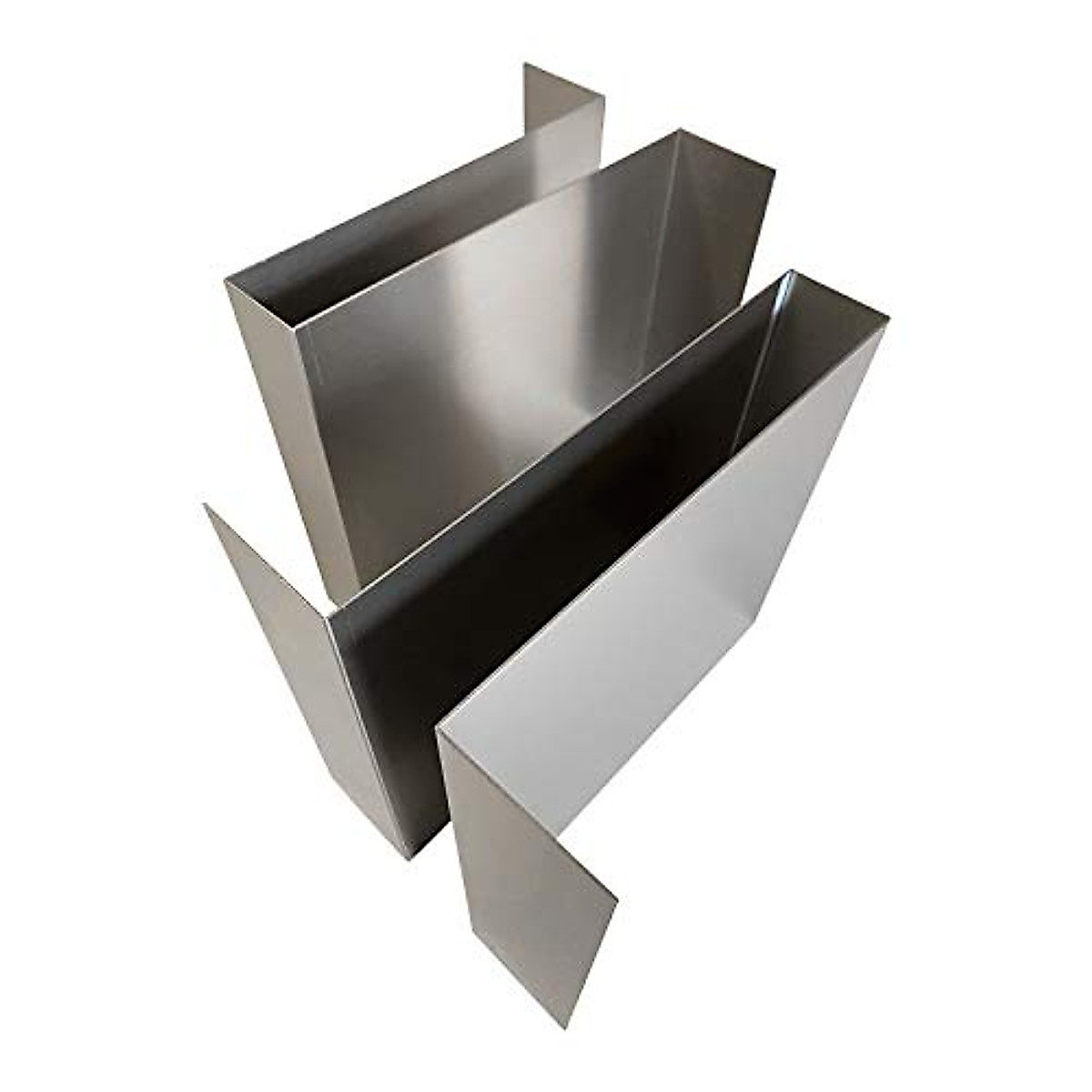 LavaLock Minion Method Bars for Oklahoma Joe's Firebox Basket - Stainless Steel Maze Bar Plate fits Most Other Charcoal Ash Baskets - 8 W x 5.5 D x 7.5 H - 2 Pack