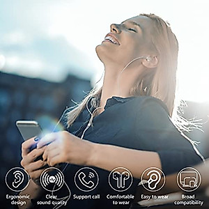 Apple Earbuds for iPhone - Wired Headphones Earphones with Lightning Connector[Apple MFi Certified] Built-in Microphone & Volume Control Headsets Compatible with iPhone 14/13/12/11/XR/XS/X/8/7/SE