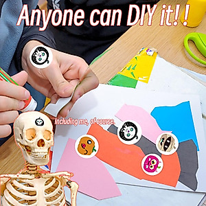500 PCS Halloween Stickers 2023 New Pumpkin Stickers Ghost Skull Witche Cat Stickers Foam Aesthetic Stickers Water Bottle Stickers Party Decorations Happy Halloween Label Stickers for Kids