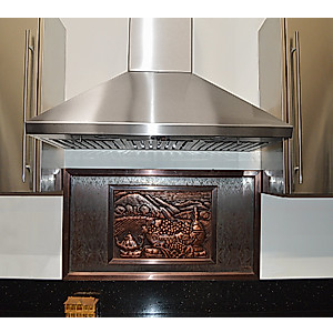 KOBE Range Hoods CHX8130SQB-1 Wall Mount Range Hood, 30-Inch, Stainless Steel