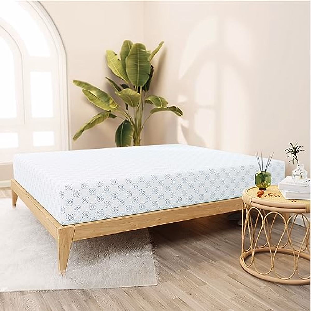 Sleephome 6” Full Mattress – Cooling Gel Memory Foam, Breathable & Pressure-Relieving, Medium Firm Support, Mattress in a Box