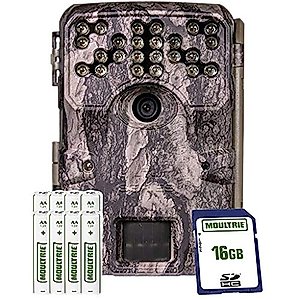 Moultrie A900i Bundle Trail Camera (2020) | Batteries | 16 MB SD Card | Moultrie Pine Bark (MCG-14002)