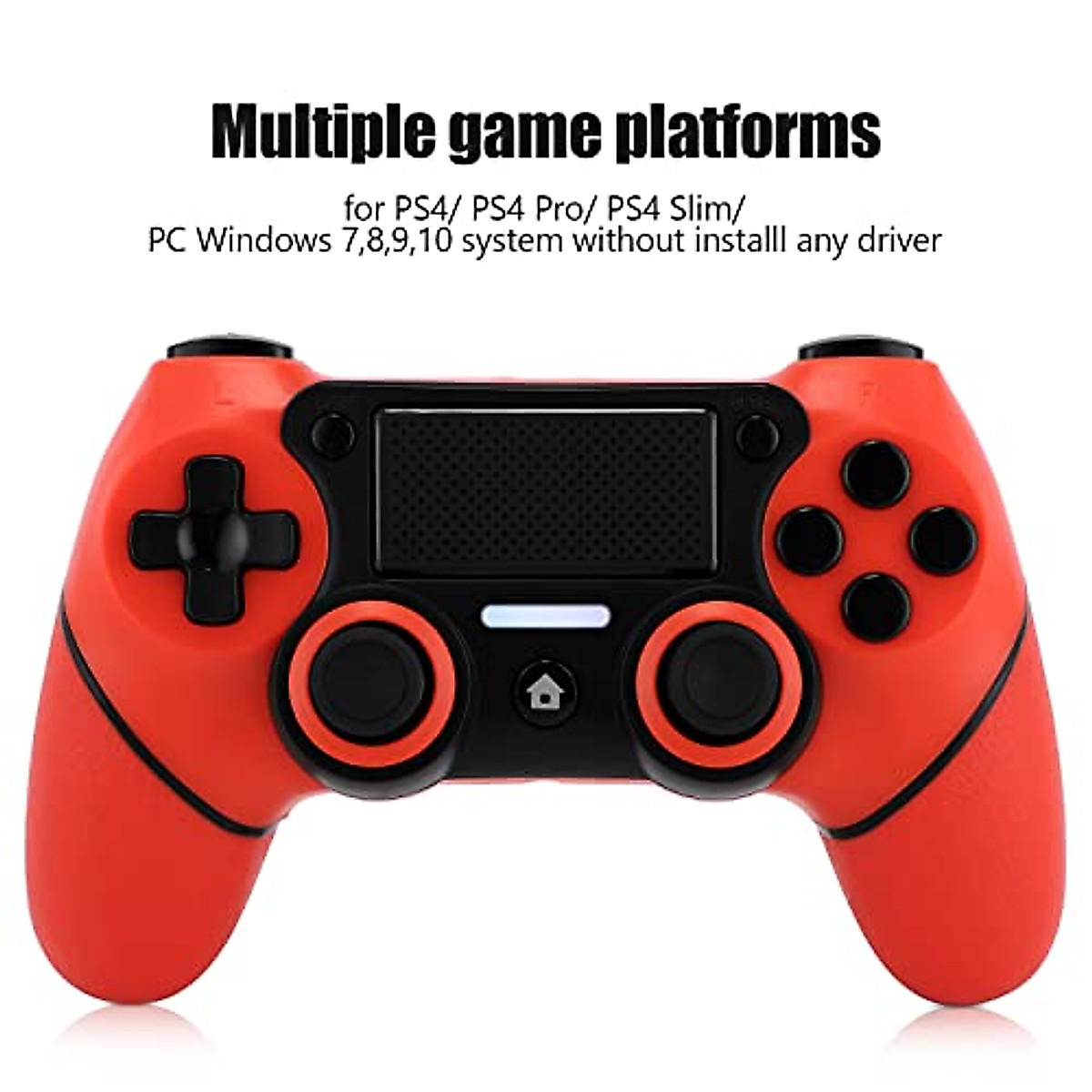 Wsxvzxc Controller Wireless for Ps4 Controller with Programming Key/Turbo /6-Axis Dual Shock Game Remote Joysticks Support Play-Station 4 Ps4 Console Pro/Slim