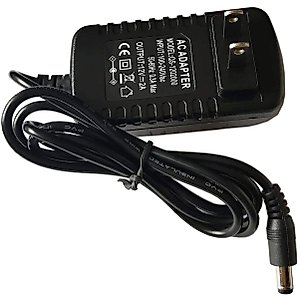 Easyday Universal 12V 2A 24W Power Supply Adapter Switching AC/DC for LED Strip Light Transformers 5.5/2.1 with 100-240V US Plug 2.1mm X 5.5mm