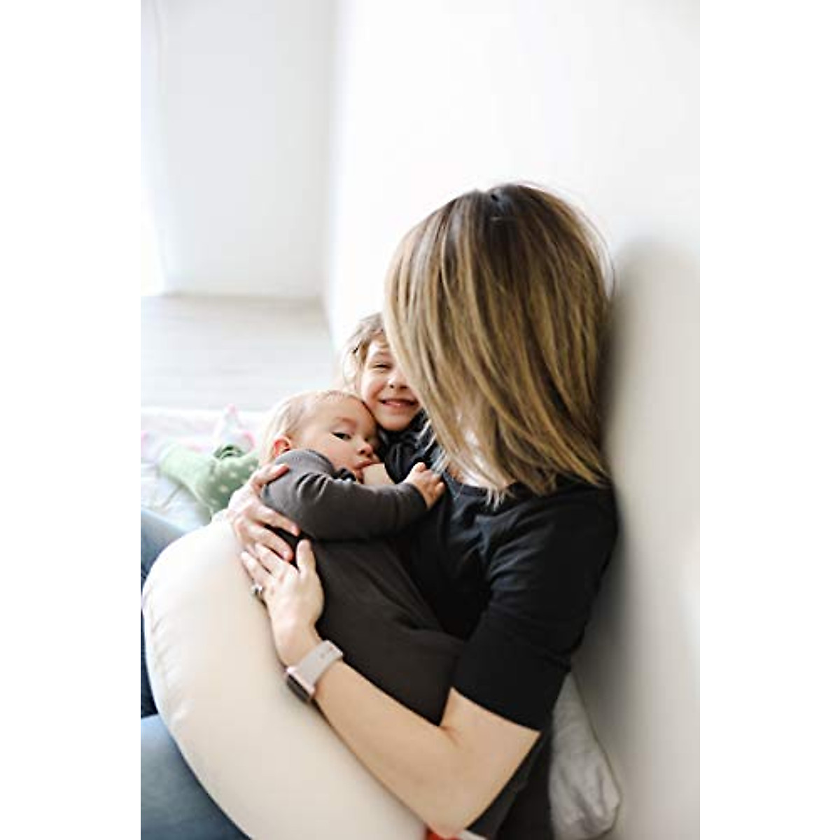 Snuggle Me Organic | Feeding Support | Nursing, Bottle Feeding and Bonding Support | Organic Cotton, Fiberfill | Natural