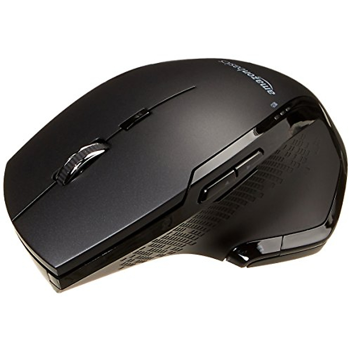 Amazon Basics Full Size Ergonomic Wireless Mouse with Fast Scrolling, Compatible with PC, Mac, Laptop - Black