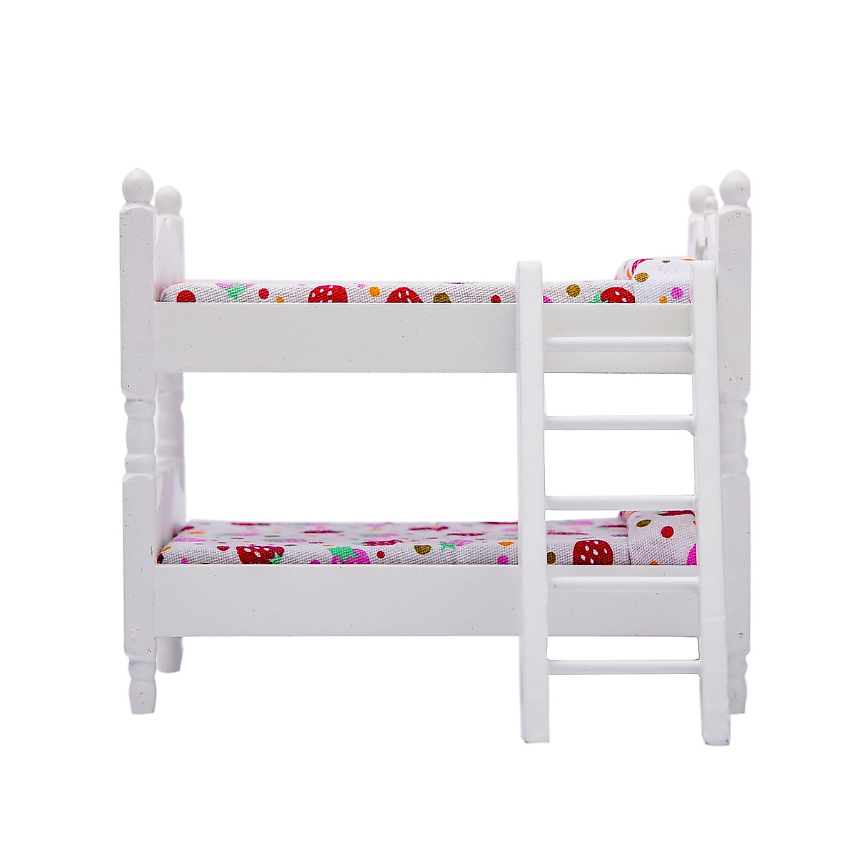 Birostiana Miniature Dollhouse Accessories Miniatures Stuff Realistic Mini Furniture Bunk Bed DIY Decor Ornament for Miniature Dollhouse Kitchen Party Kit