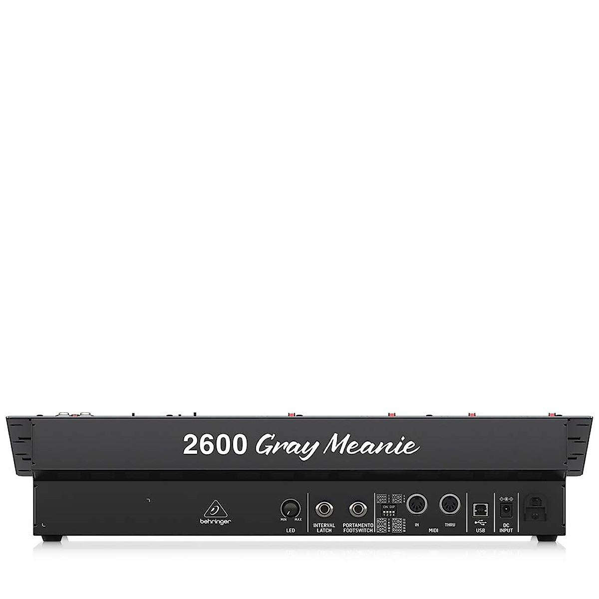 Behringer 2600 GRAY MEANIE Special Edition Semi-Modular Analog Synthesizer with 3 VCOs, Multi-Mode VCF and Spring Reverb in 8U Rack-Mount Format