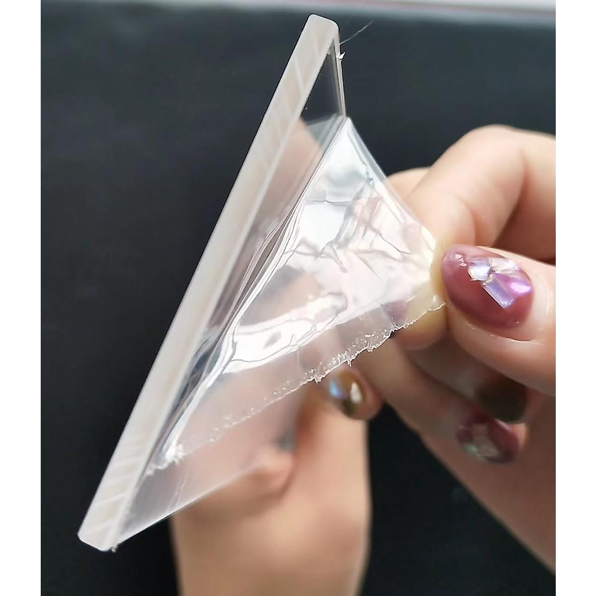 Combination of Life 4 Tier Buffet Riser Display Shelf Pop Stand Perfume Organiser 9"x7.4" with 1.9" Depth Sheet