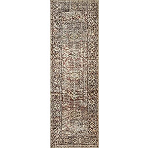 Loloi Amber Lewis x Georgie Bordeaux/Antique 10'-0" x 14'-0" Area Rug