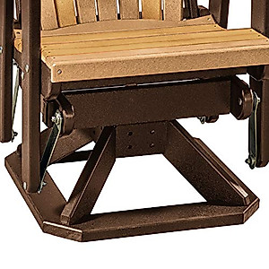 American Furniture Classics OS Home and Office 510CTB Swivel Glider, One Size, Cedar/Tudor Brown