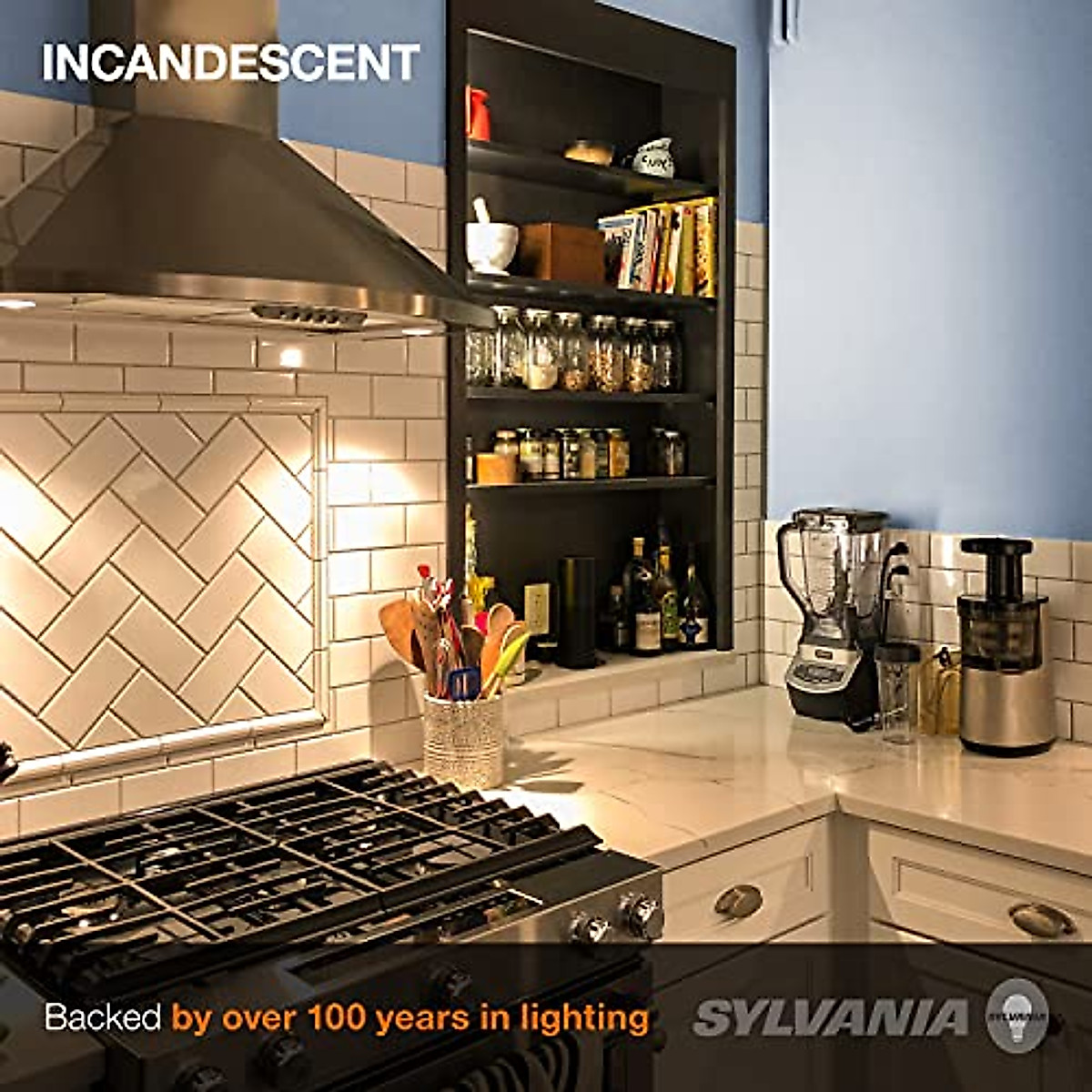 SYLVANIA Mini-Floodlight Incandescent Bulb, 40W R14, Medium Base, Reflector, 185 Lumens, 2850K, 120V, Frosted, Soft White - 1 Pack (14819)
