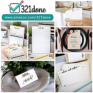 321Done To Do List Notepad 5.5x8.5, Simple Checklist, Made in USA, Cute Modern Design for Organizing, Planning, 50 Sheets, College Ruled, Thick Heavy Paper