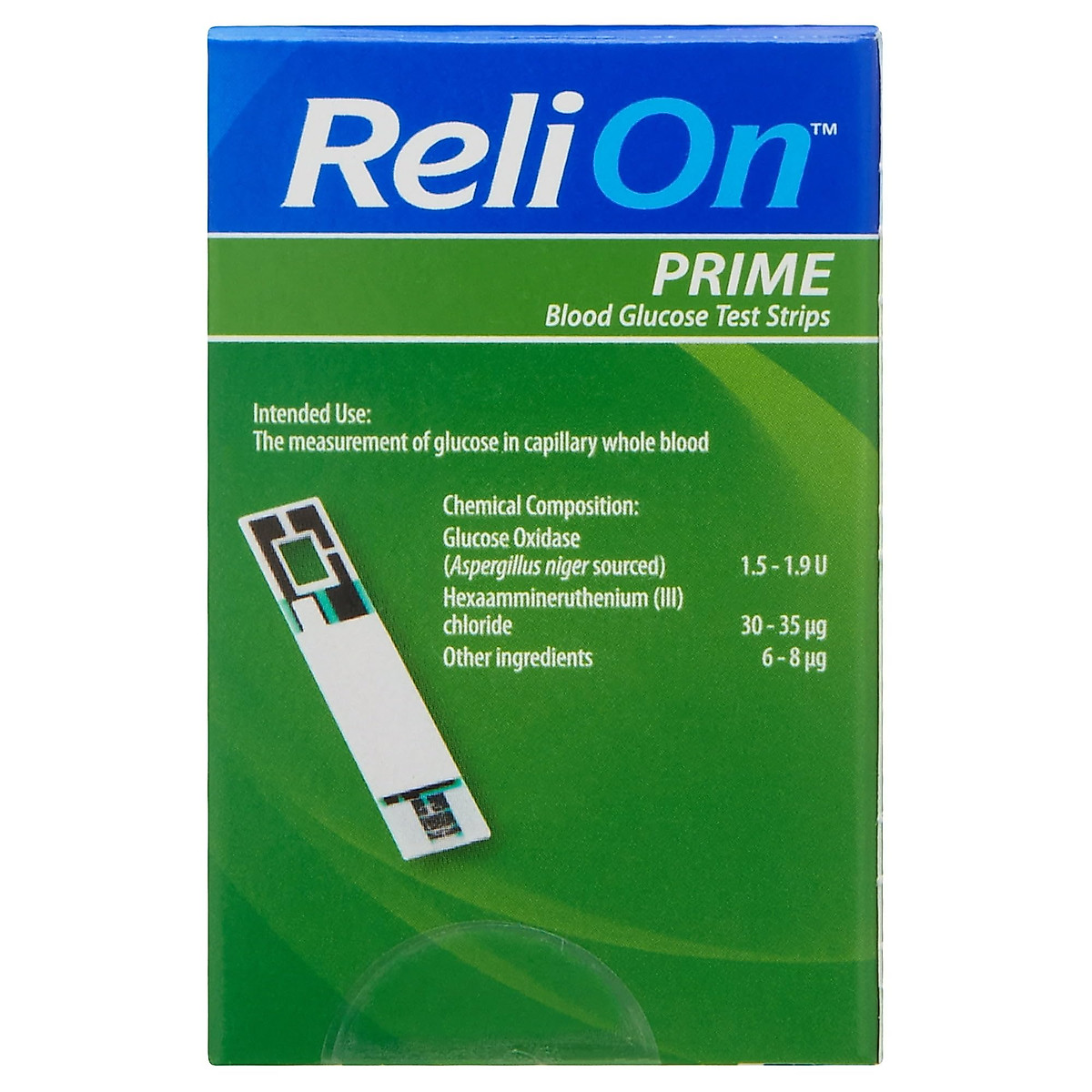 Relion Test Strips - Prime and Platinum Diabetes Glucose Meter 50 Counts (Pack of 1), Boxed by Fusion Shop Store