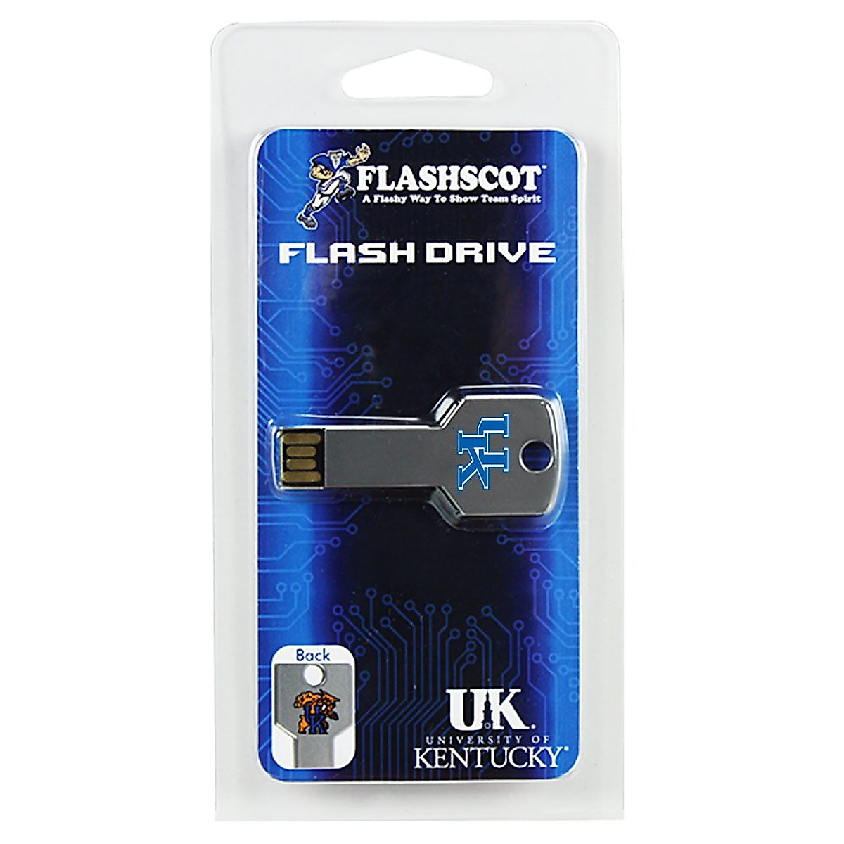 Kentucky Wildcats Flash Key USB Drive 16GB