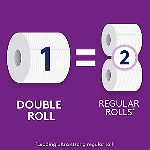 Cottonelle Ultra ComfortCare Soft Toilet Paper, 12 Double Rolls, Bath Tissue