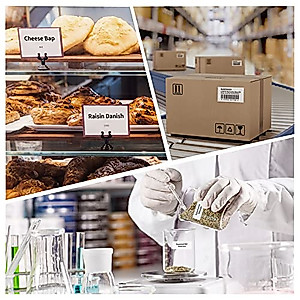 DK2205 Labels Replacement for Brother DK-2205 QL-820NWB QL 700 QL800 QL570 QL710W QL 720NW Continuous Labels Works with QL Label Printers White Paper Label Roll with Frame, 2-3/7" x 100 Feet (10PKS)