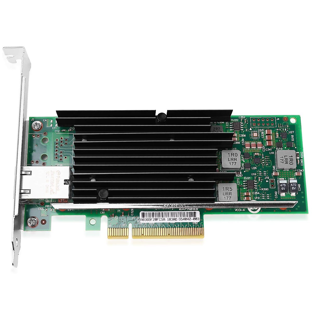 Vogzone 10Gb PCI-E NIC Network Card for Intel X540-T1,100MbE/1GbE/10GbE Copper Single RJ45 Port, with Intel X540 Chip,10GbE PCI Express 2.1 X8 Ethernet Adapter Support Windows/Linux/VMware