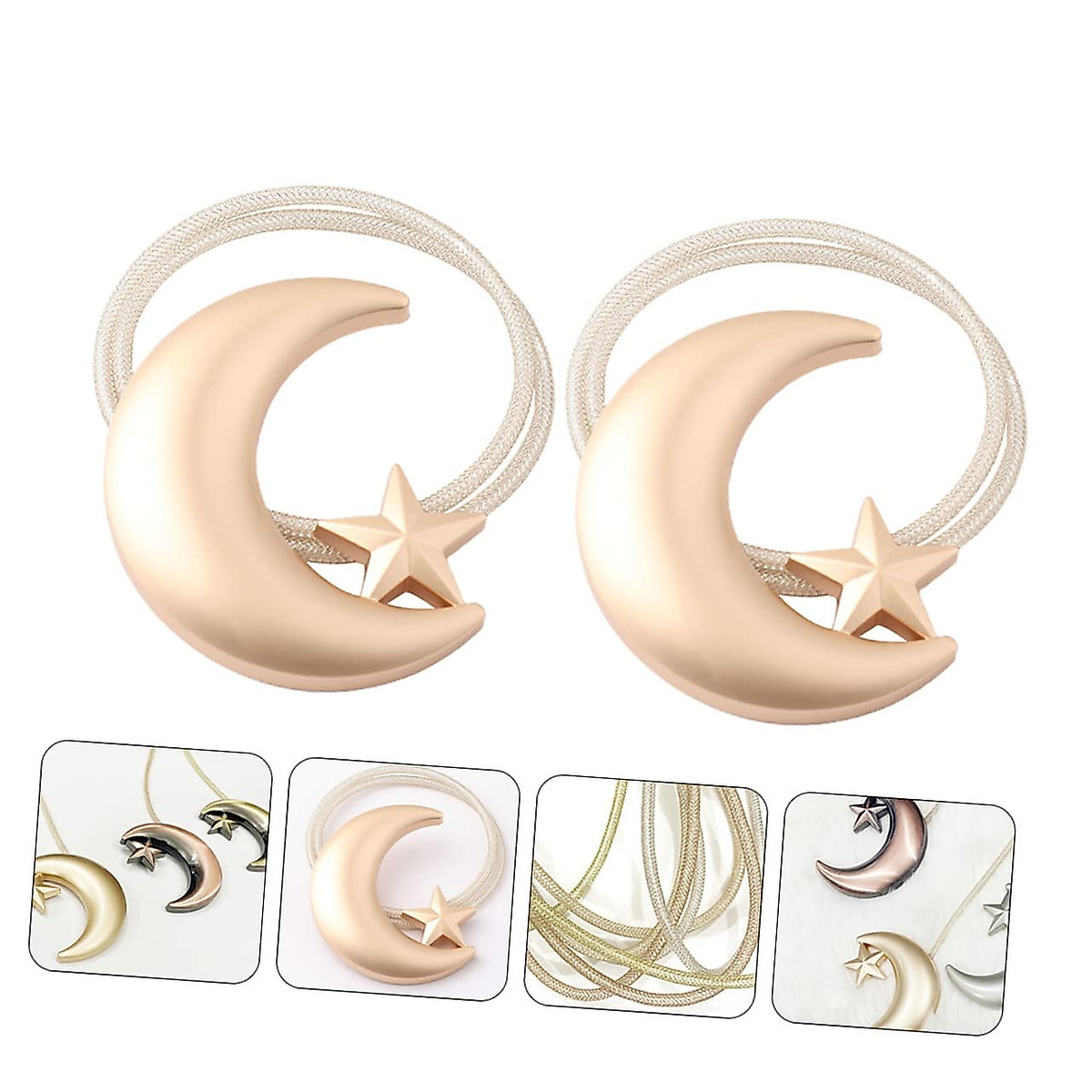 2pcs Curtain Tie Home Curtain Buckle Curtain Strap Hook Curtain Bandage Window Curtain Rope Curtain Adornment Curtain Clip Curtain Supply Curtain Wire Curtain Holder Curtain Decor