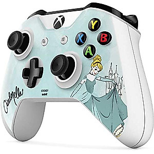 Skinit Decal Gaming Skin Compatible with Xbox One S Controller - Officially Licensed Disney Cinderella Curtsy Design