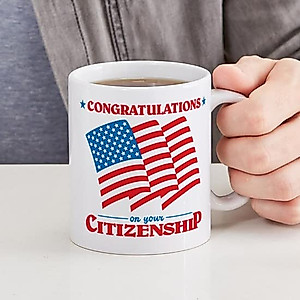 CafePress New US Citizen Mugs Ceramic Coffee Mug, Tea Cup 11 oz