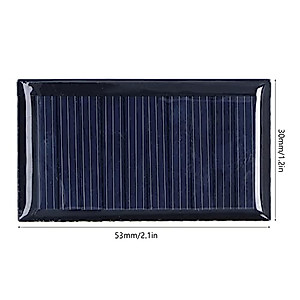 10pcs Small Solar Cell 0.15W 5V Mini Power Solar Cells Weather Resistant DIY Solar Panel Module for Science Projects Toy Light