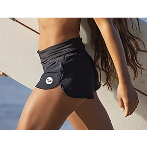 Roxy Women's Standard Endless Summer 2" Boardshort, Midnight Black, Large