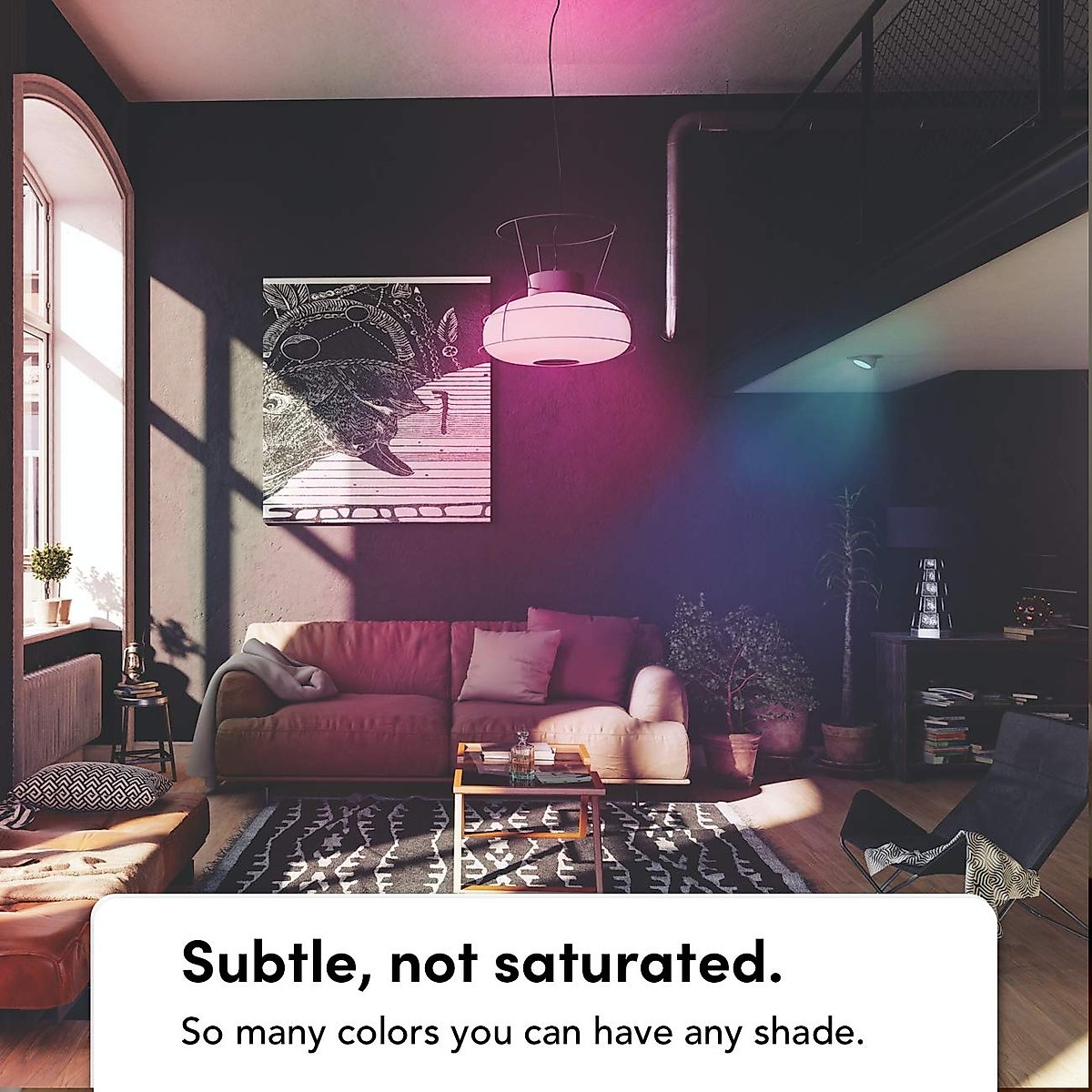 LIFX Color A19 800 lumens, Billions of Colors and Whites, Wi-Fi Smart LED Light Bulb, No bridge required, Works with Alexa, Hey Google, HomeKit and Siri.