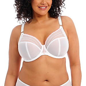 Elomi Matilda Banded Plunge Underwire Bra (8900),40K,White