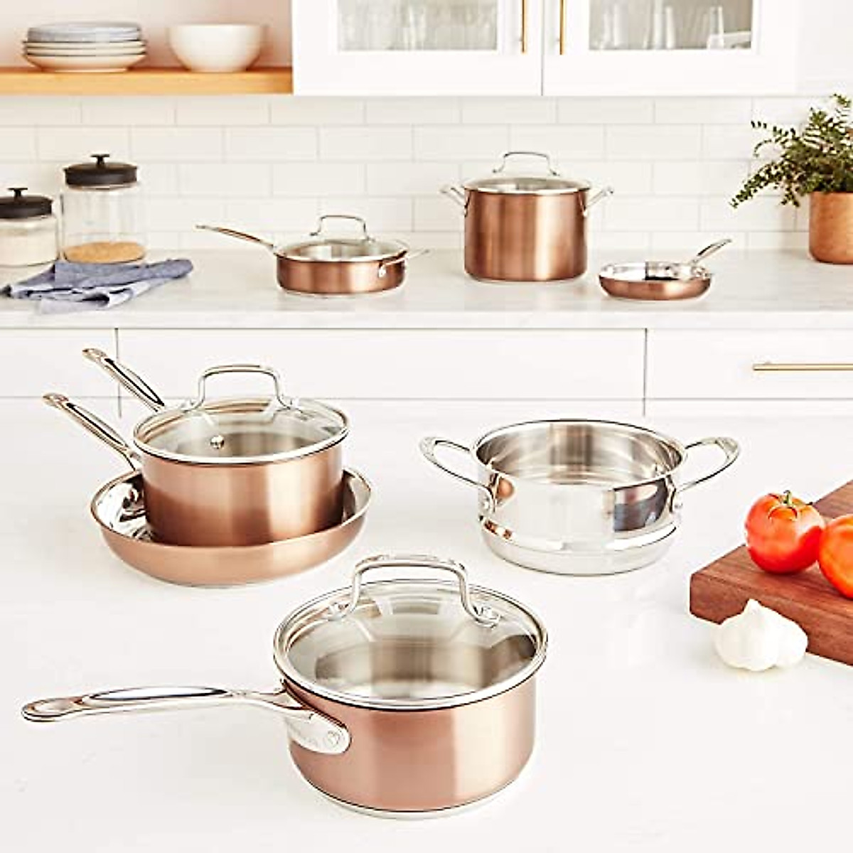 Chef’s Classic Stainless Color Series Cookware 11PC Set