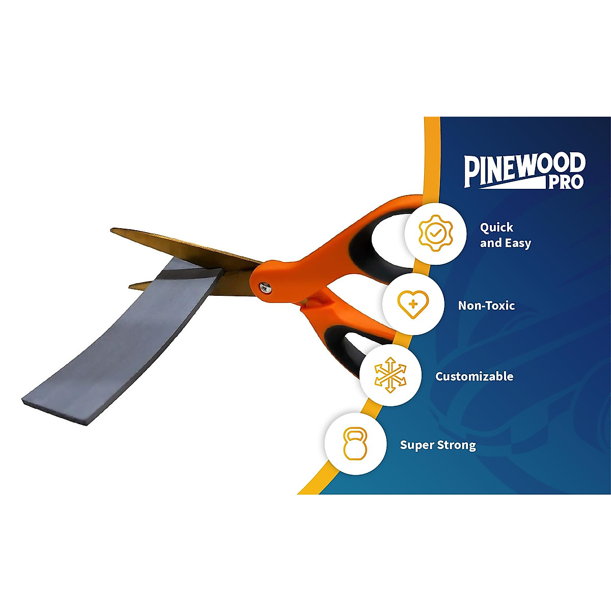 Stick-on Flexible Weight for Derby Cars - Cut with a Scissors - Total Weight 3oz- Made in The USA