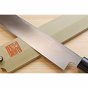 Yoshihiro Shiroko High Carbon Steel Kasumi Yanagi Rosewood Handle Sushi Sashimi Chef Knife (10.5'' (270mm))