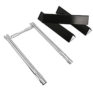 7635 Flavorizer Bars 15.3 Inch and 18 Inch 69785 Tube Burner for Weber Spirit Grill,Grill Parts for Weber Spirit II E210 Grill Part E220 S210 S220 46100001 46110001, Weber Spirit 200 (Model 2013-2017)