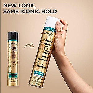 L'Oreal Paris Elnett Satin Hairspray Extra Strong Hold Unscented 11 oz; (Packaging May Vary)