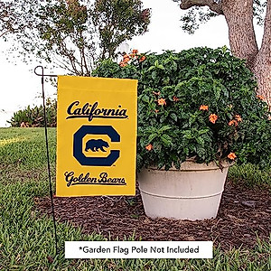 University of California Berkeley Garden Flag Golden Bears Cal UC Banner 100% Polyester (Design J)
